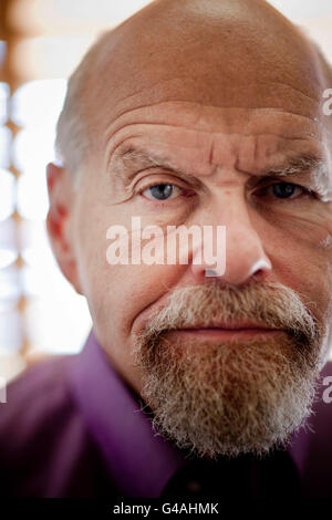 Crime novelist Lawrence Block poses for the photographer in his ...