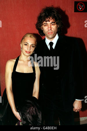 BOB GELDOF AND GIRLFRIEND JEANNE MARINE ARRIVES FOR THE GQ MEN OF THE ...