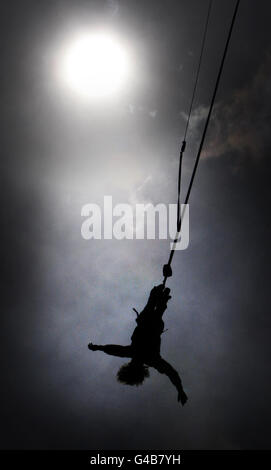 Scottish bungee jump Stock Photo - Alamy