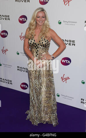 Michelle Mone arrives at the WTA Wimbledon party, at Kensington Roof ...
