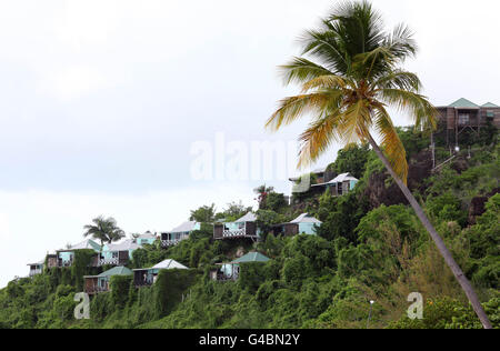 General views of the holiday cottages at the Cocos Hotel and Resort in ...