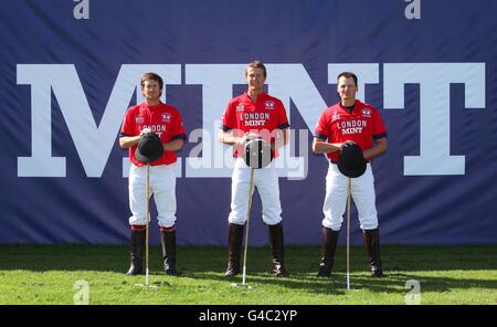 (from left) Ryan Pemble, James Harper (captain) and Sebastian Dawnay of ...
