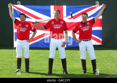 (from left) Ryan Pemble, James Harper (captain) and Sebastian Dawnay of ...