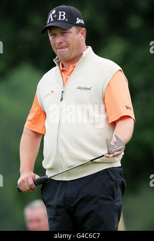 Scotland's Greig Hutcheon during day two of the 2015 BMW PGA ...