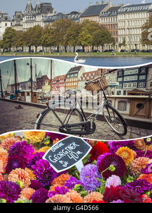Collage of Copenhagen ( Denmark ) images - travel background (my photos ...