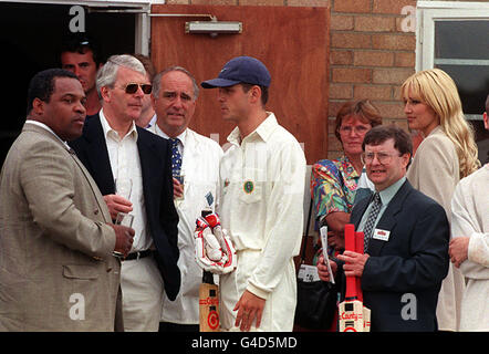 James Major, the son of Prime Minister John Major, arrives at the ...