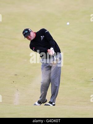 Scotland's Paul Lawrie in action during Day Two of the 2013 BMW PGA ...