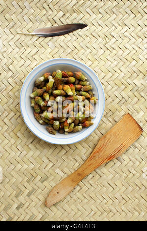 Photograph of some rare vegetables named cabuches, in a plate Stock ...