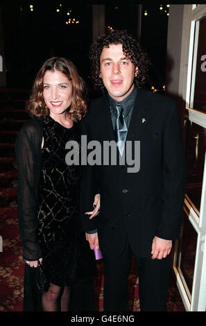 Actor and comedian Alan Davies with his girlfriend Children's BBC TV ...