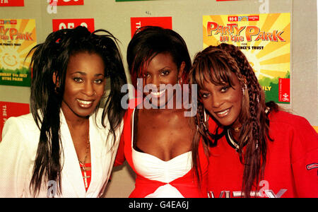 Vernie Bennett,Easther Bennett and Kelle Bryan of Eternal perform at G ...