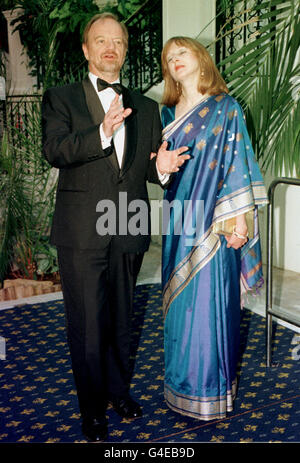 Foreign Secretary, Robin Cook, with his partner, Gaynor Regan, at his ...