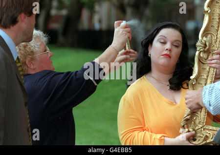 TV Presenter actress Lisa Riley and actress Adele Silva in 1999 who ...