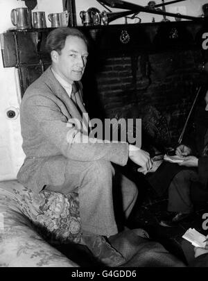 Peter Twiss, Fairey Aviation test pilot, pictured after he had set a ...