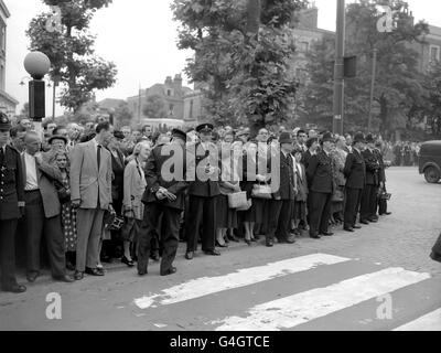 Crime - Ruth Ellis and David Blakely - London - 1955 Stock Photo - Alamy