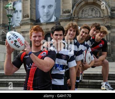 Edinburgh Rugby's (left-right) Grant Gilchrist, Dougie Whyte, Ben ...