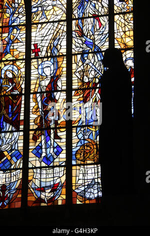The stained glass windows of the Saint-Lô church, a 19th century ...