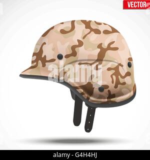 Military modern camouflage helmet. Side view Stock Vector Image & Art ...