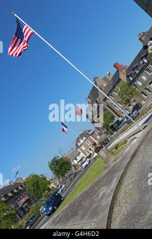patton square in avranches in normandy (france Stock Photo - Alamy