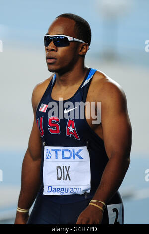 USA's Walter Dix after the Men's 100m Final of the XXIX Beijing Olympic ...