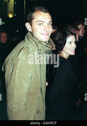 Ewan McGregor, Sadie Frost, and Jude Law (left to right) at a London ...