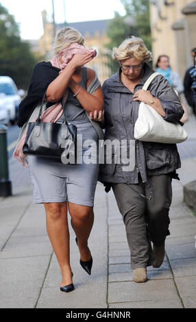 Angela Rylance (left), former lover of Andrew Lindo, leaves Bradford ...