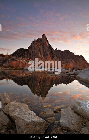 Lakes reflecting the sunrise Stock Photo - Alamy