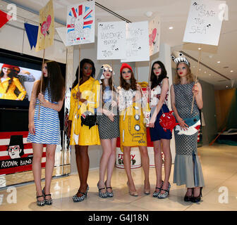 London Fashion Week - Rodnik Catwalk Show. Models wear creations by ...