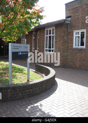 A general view of Isleworth Crown Court in Isleworth, Middlesex Stock ...
