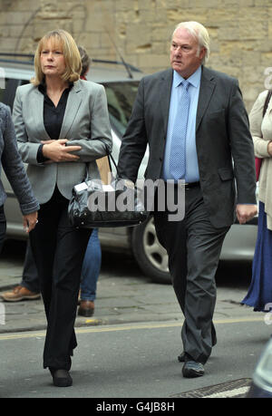 Peter Rowell, former BBC and ITV presenter arrives at Bristol Crown ...