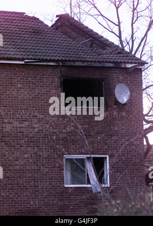 Chingford house fire Stock Photo - Alamy