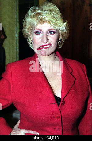 Comedienne and impressionist Faith Brown at a Variety Club luncheon ...