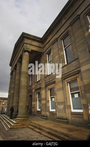 General view of Hamilton Sheriff Court. Picture date: Friday August 19 ...
