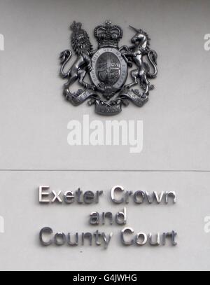 GV of Exeter Crown Court in Exeter, Devon. The court was opened in ...