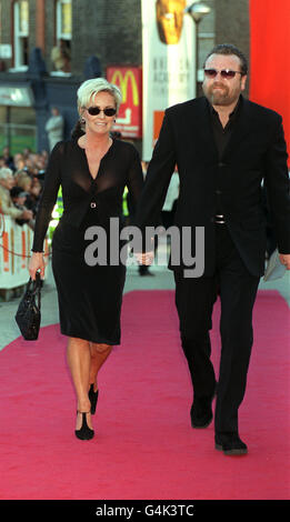 Actor Ray Winstone, centre wife Elaine McCausland and daughter Ellie ...