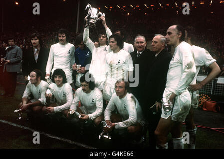1973 League Cup Final at Wembley Stadium. Tottenham Hotspur 1 v Norwich ...