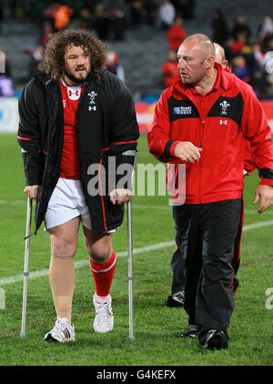 Adam Jones, coach of Wales rugby team during the Wales rugby team ...