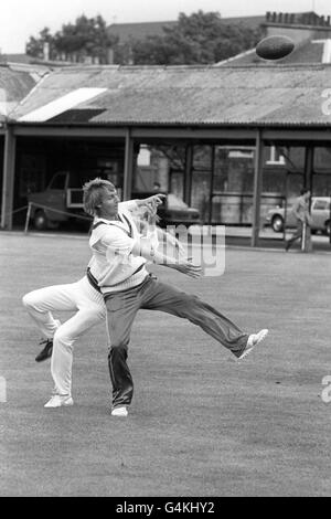 Cricket - Prudential World Cup - Australia Nets. Graham Yallop ...