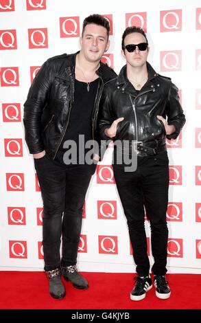 Rab Allan and James Allan of Glasvegas The Q Awards 2011 held at ...