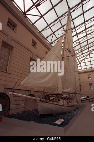 The yacht Suhaili on which Robin Knox-Johnston became the first man to ...