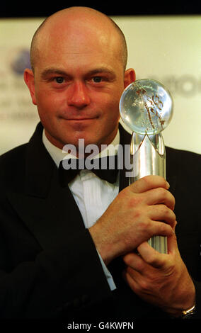 Ross Kemp actor at the British Soap Awards May 1999 pictured holding ...