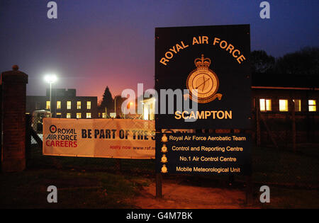 A general view of RAF Scampton in Lincolnshire. Ministers are examining ...