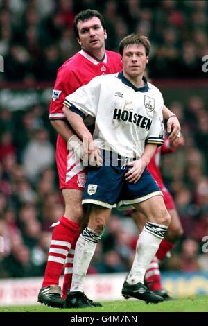 Soccer - Liverpool. Neil Ruddock, Liverpool Stock Photo - Alamy