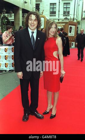 Actor and comedian Alan Davies with his girlfriend Children's BBC TV ...