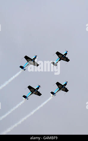 The former world blind landspeed record holder, Mike Newman prepares to ...