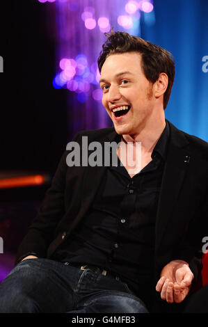 James McAvoy during the filming for the Graham Norton Show at BBC ...