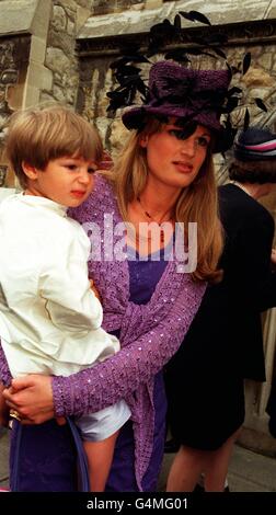 Jemima Goldsmith wedding Stock Photo: 107603964 - Alamy