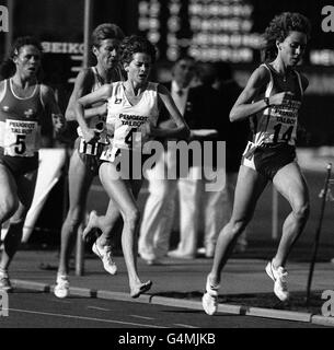 Mary Slaney at Crystal Palace, London, competing in the IAC Grand Prix ...