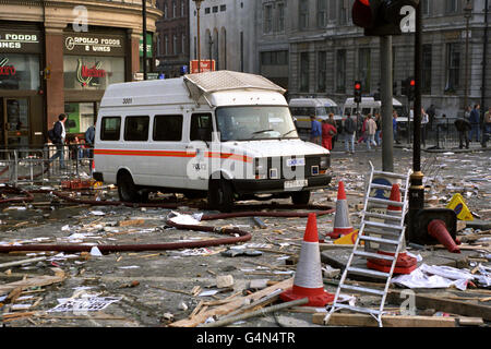 British Crime - Civil Disturbance - The Poll Tax Riots - London Stock ...