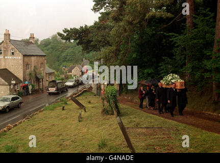 The Woolpack pub in Slad, Gloucestershire, England, UK, a small ...