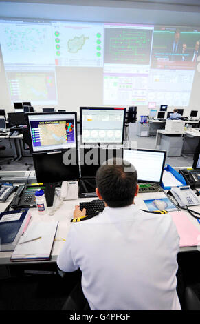 Global Operations Security Control Centre Stock Photo - Alamy